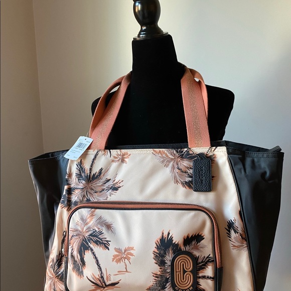 Coach | Bags | Coach Palm Print Court Tote Nwt | Poshmark